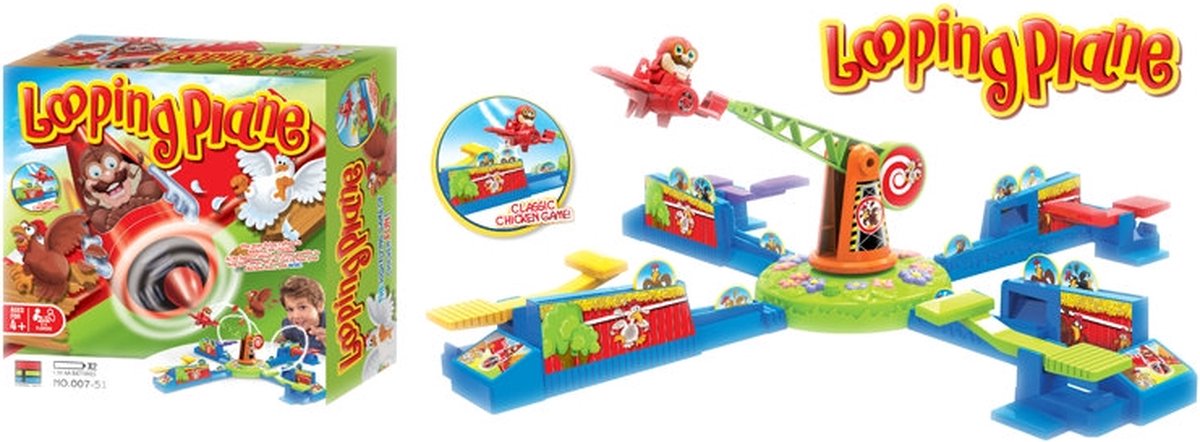 Stef stuntpiloot - Drankspel - Looping Plane - 4 spelers | Games | bol.com