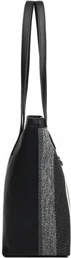 Luxe casual handtassen Nylon strepen damestassen met grote capaciteit ...