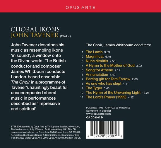 Choir - Choral Icons (CD), Choir | Muziek | bol