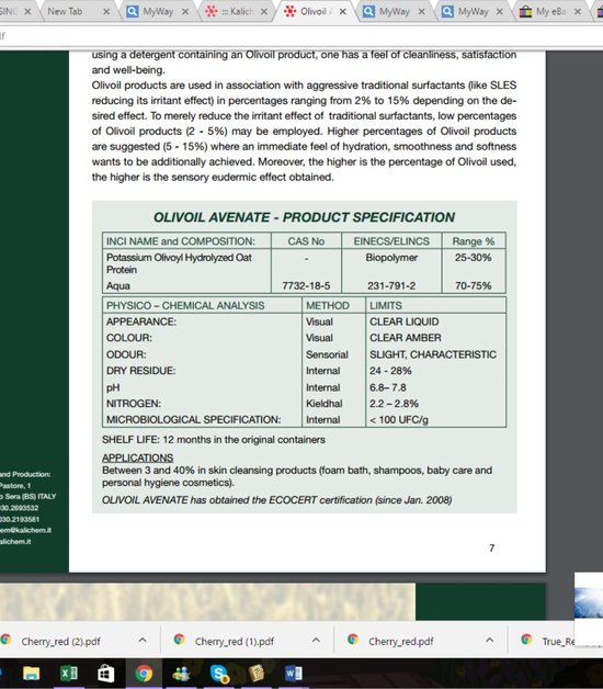 OlivOil Avenate - 100% Natural Plant Based Emulsifier - Creams, Lotions ...