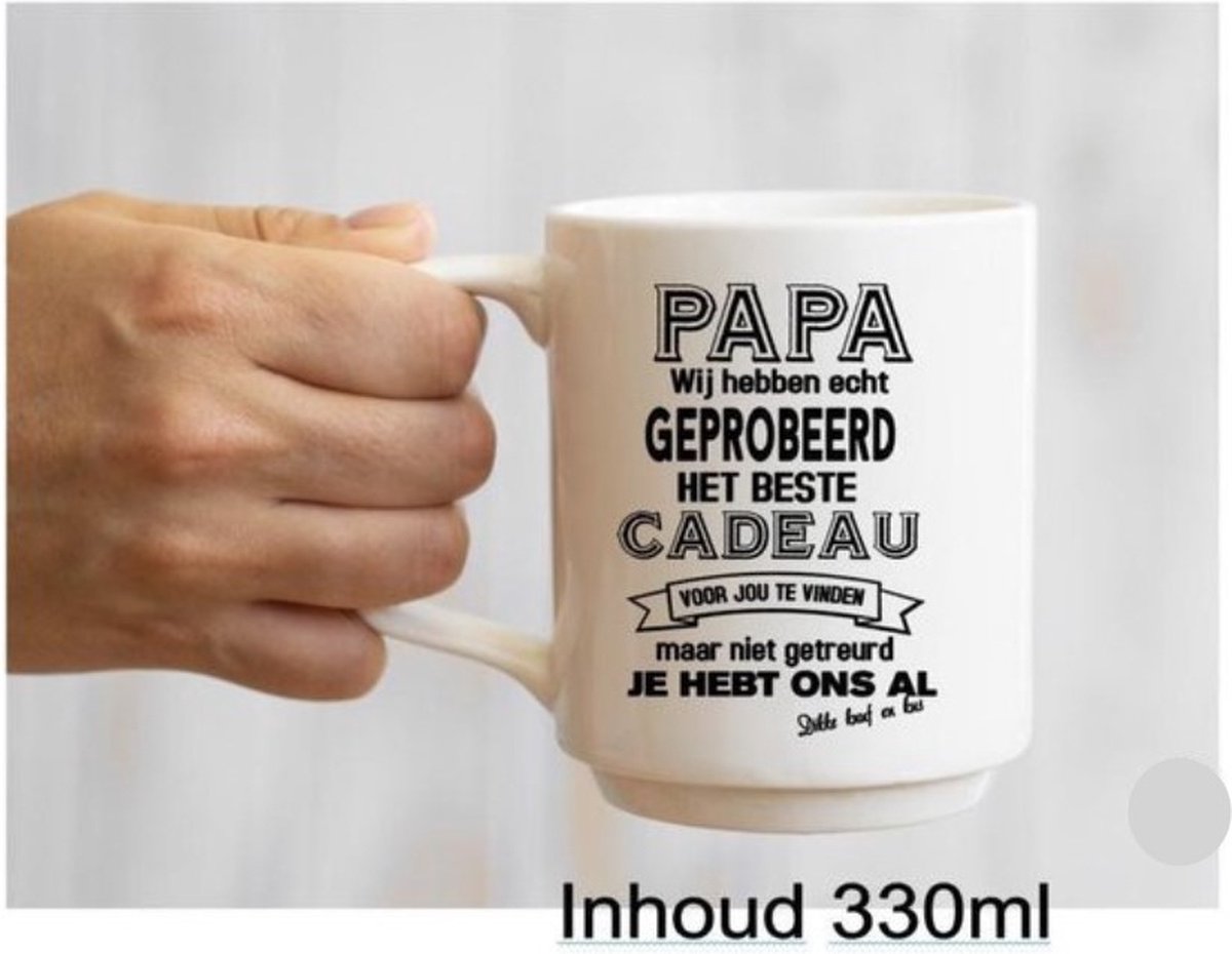 Bedrukte Beker Mok Super Papa Opa Cadeau Vader Koffie Thee Gepersonaliseerde Teksten ... | bol.com