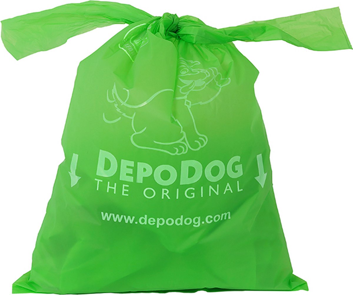DepoDog hondenpoepzakjes - Biologisch - Afbreekbaar - Met hengsels ...