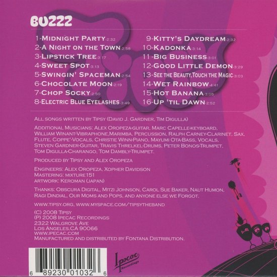 Tipsy - Buzzz (CD), Tipsy | Muziek | bol