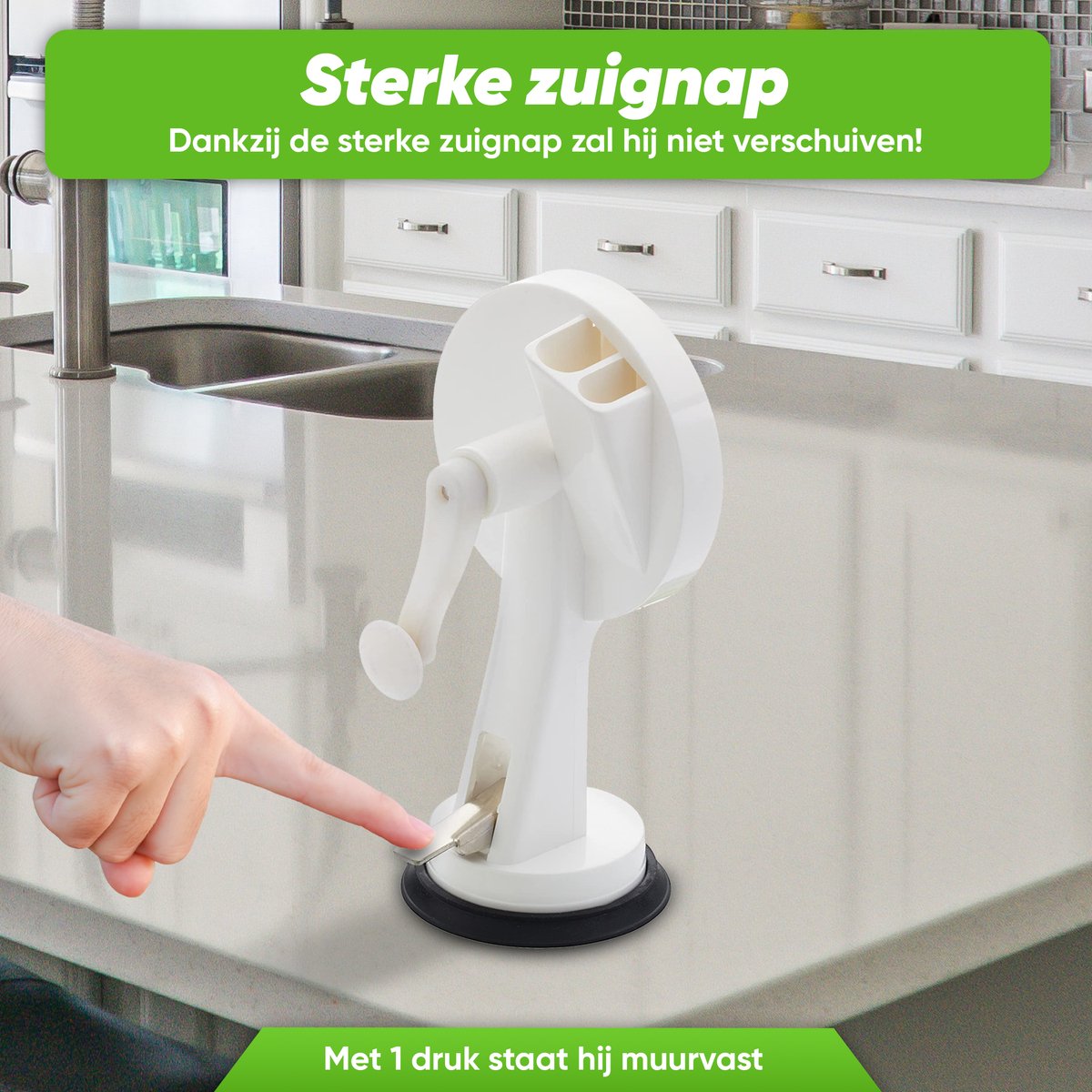 Snijbonenmolen met Zuignap - Snijmachine & Groentesnijder ...