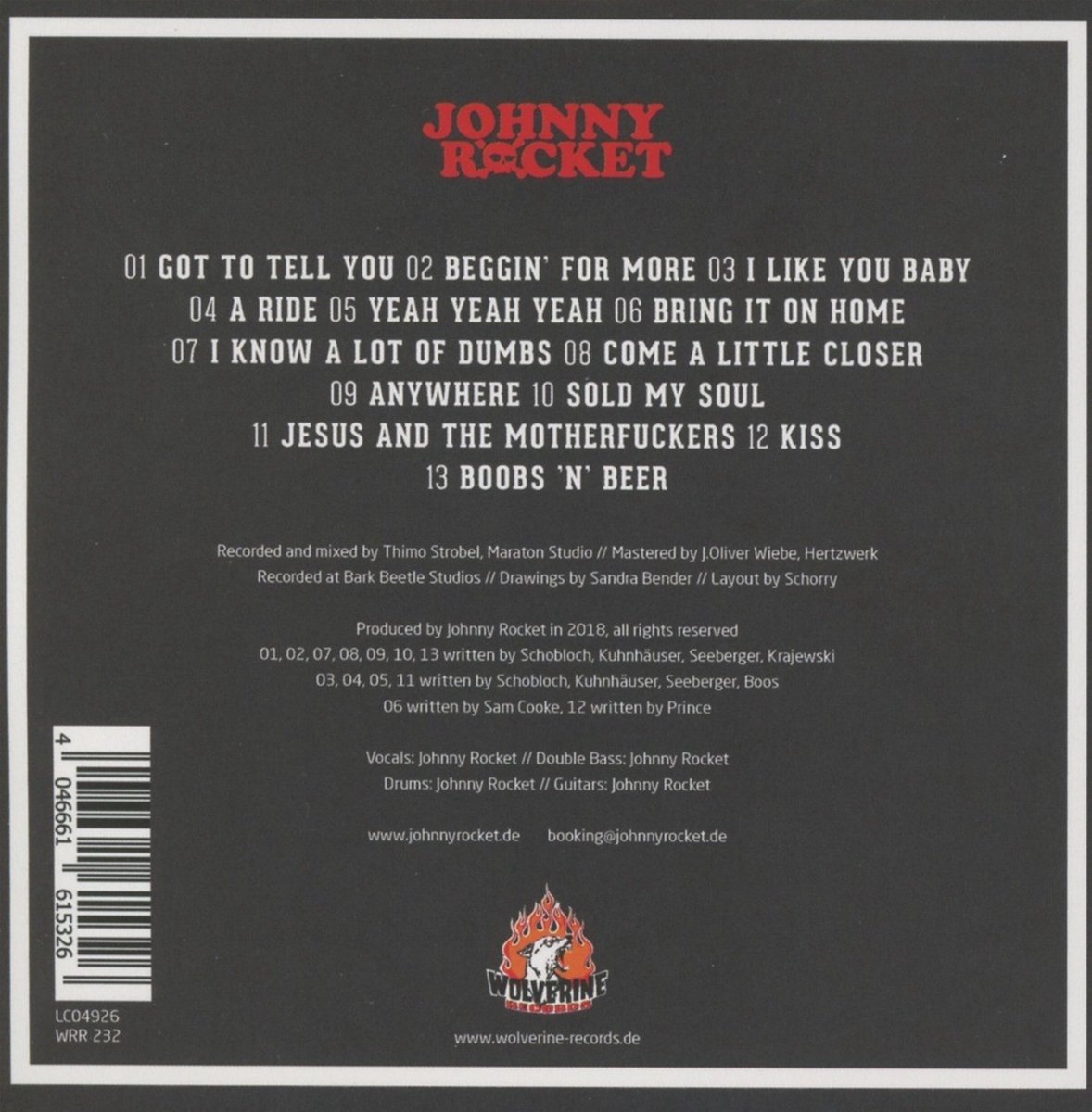 Johnny Rocket - Come A Little Closer (CD), Johnny Rocket | CD (album ...