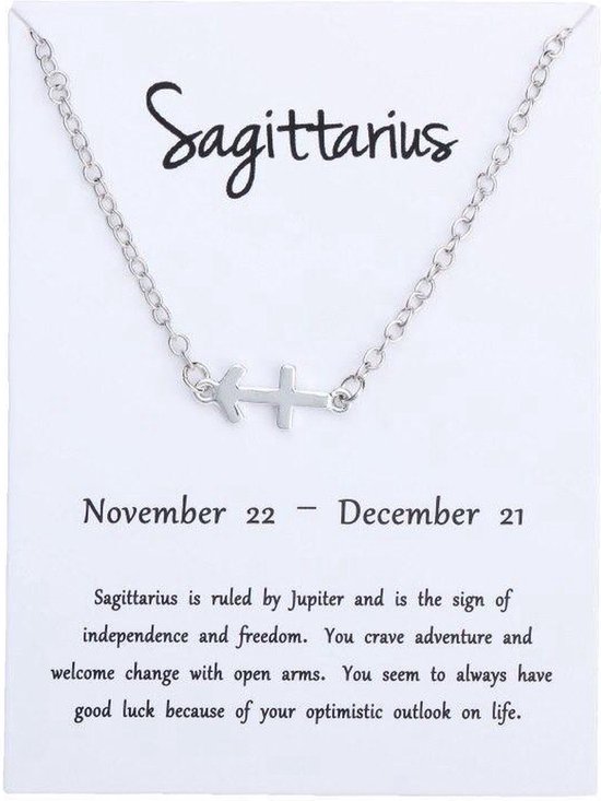 Bixorp Stars Sterrenbeeld Enkelbandje Boogschutter (Sagittarius) Hanger ...