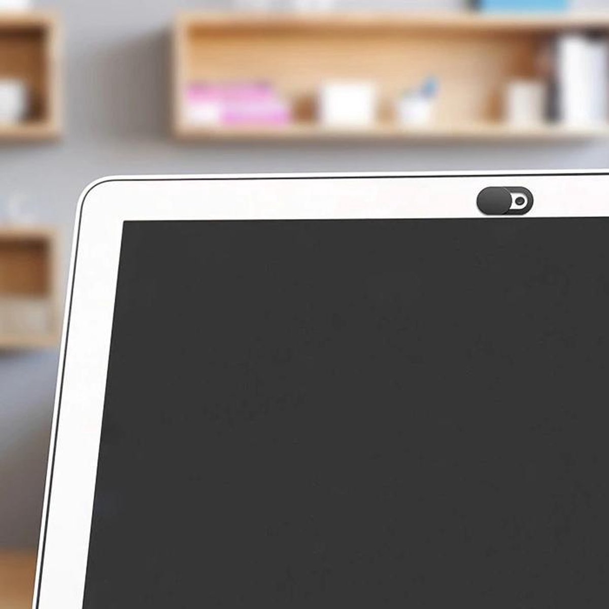 Webcam Cover Zwart - Privacy slide - Camera schuifje - Voor laptop ...