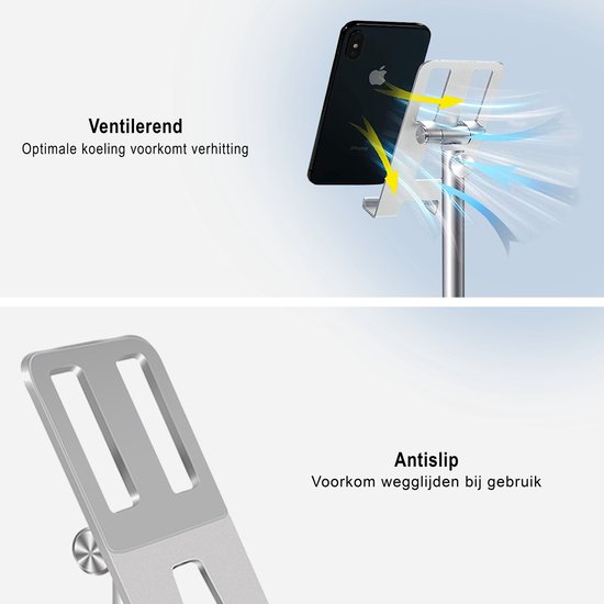 BECIO Tablet Houder en Telefoon Houder – Universele Tablethouder ...