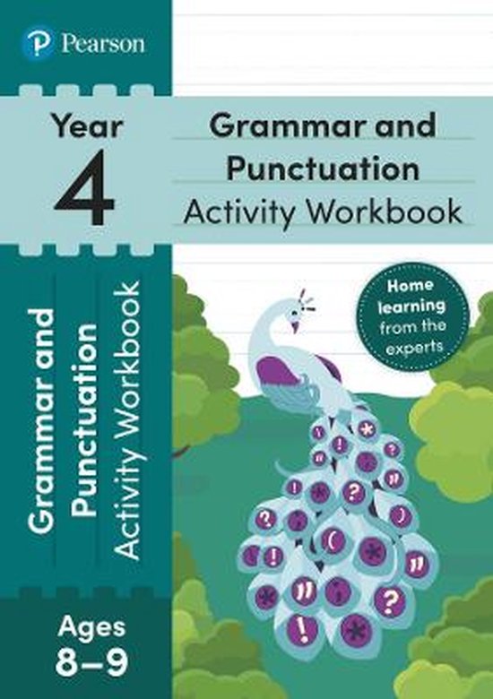 Pearson Learn at Home Grammar & Punctuation Activity Workbook Year 4 ...