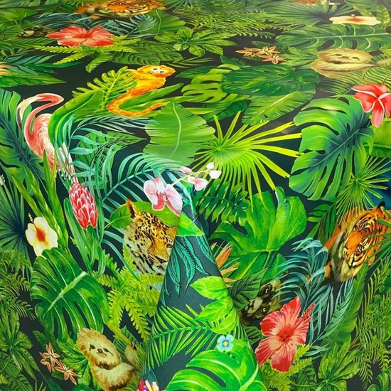 Toile cirée PVC - nappe plastique - livrée op rol - design : Animaux de ...