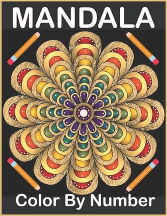 Easy Mandalas Color by Number, Haari Books | 9798496639293 | Boeken ...