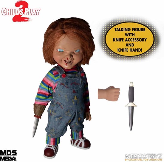 Child's Play: Mega Scale Talking Menacing Chucky 15 inch Action Figure ...