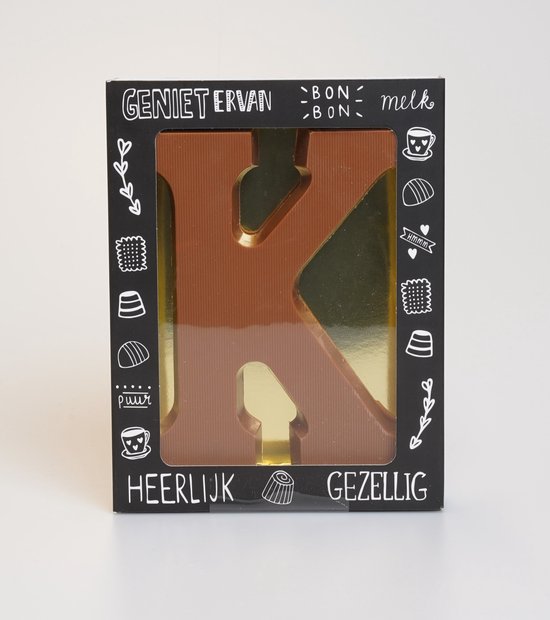 Melk Chocolade Letter K - 12 x 135 Gram | bol.com