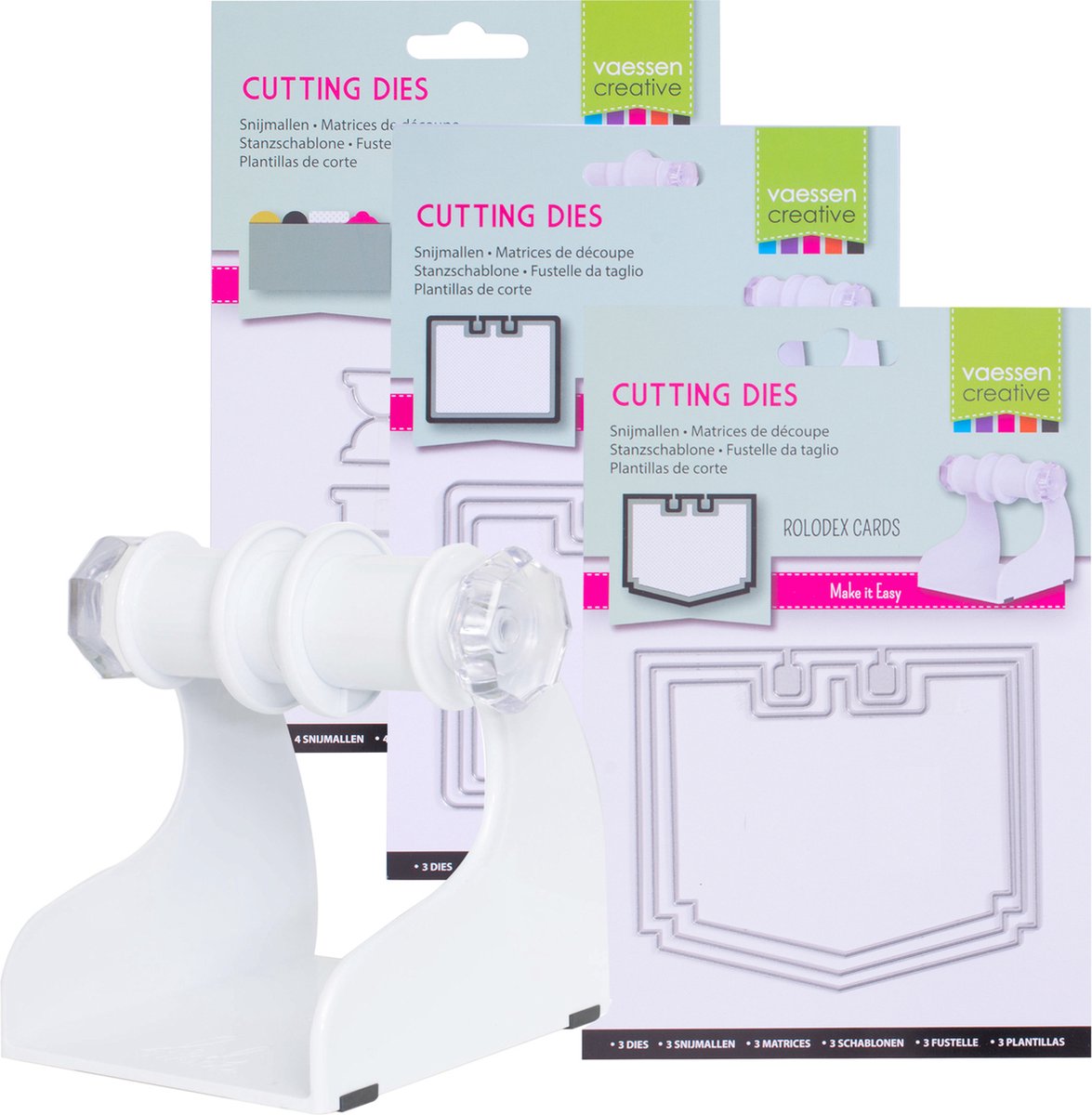 Heidi Swapp Memorydex spinner wit + 3 snijmallen | bol