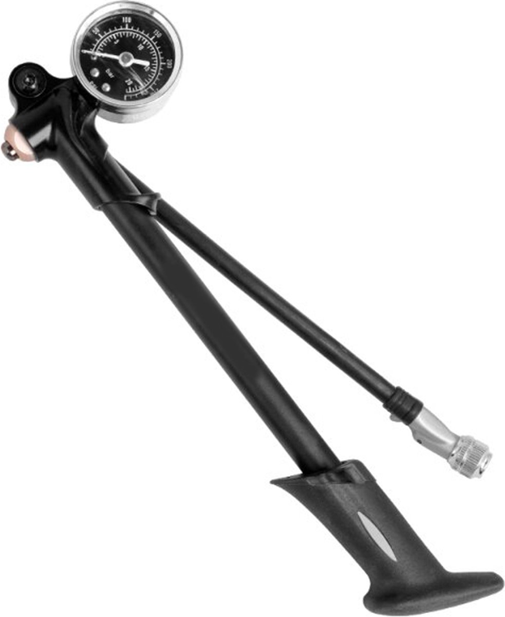 Fietspomp - Universele Handpomp - Inclusief Drukmeter - Kleine Pomp Met Slang -... | bol.com