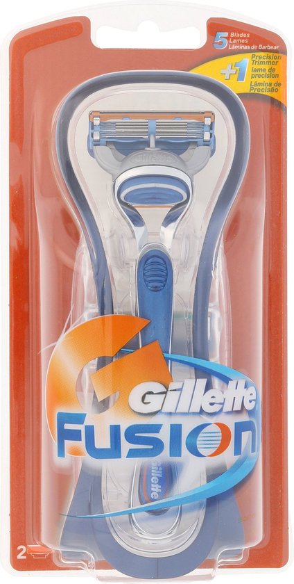 Gillette Fusion Shaving System + 2 Razor Blades - Razor | bol.com