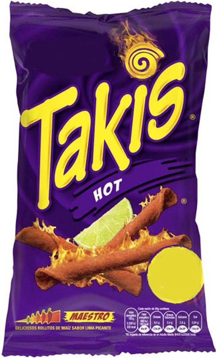 Takis - Fuego (140 Gram) - Hete Chips - Buitenlandse Chips - Populair | bol