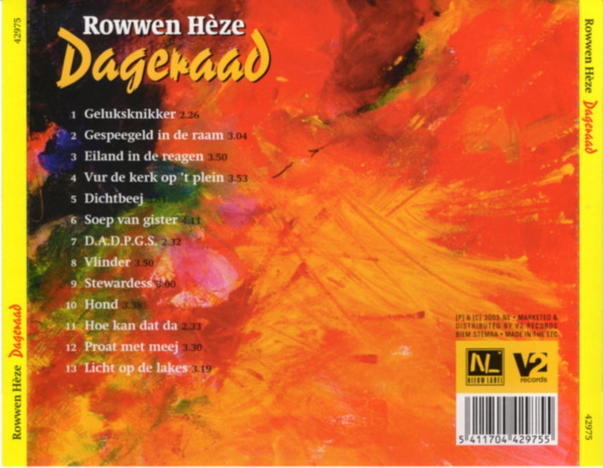 Rowwen Hèze - Dageraad (CD), Rowwen Heze | CD (album) | Muziek | bol