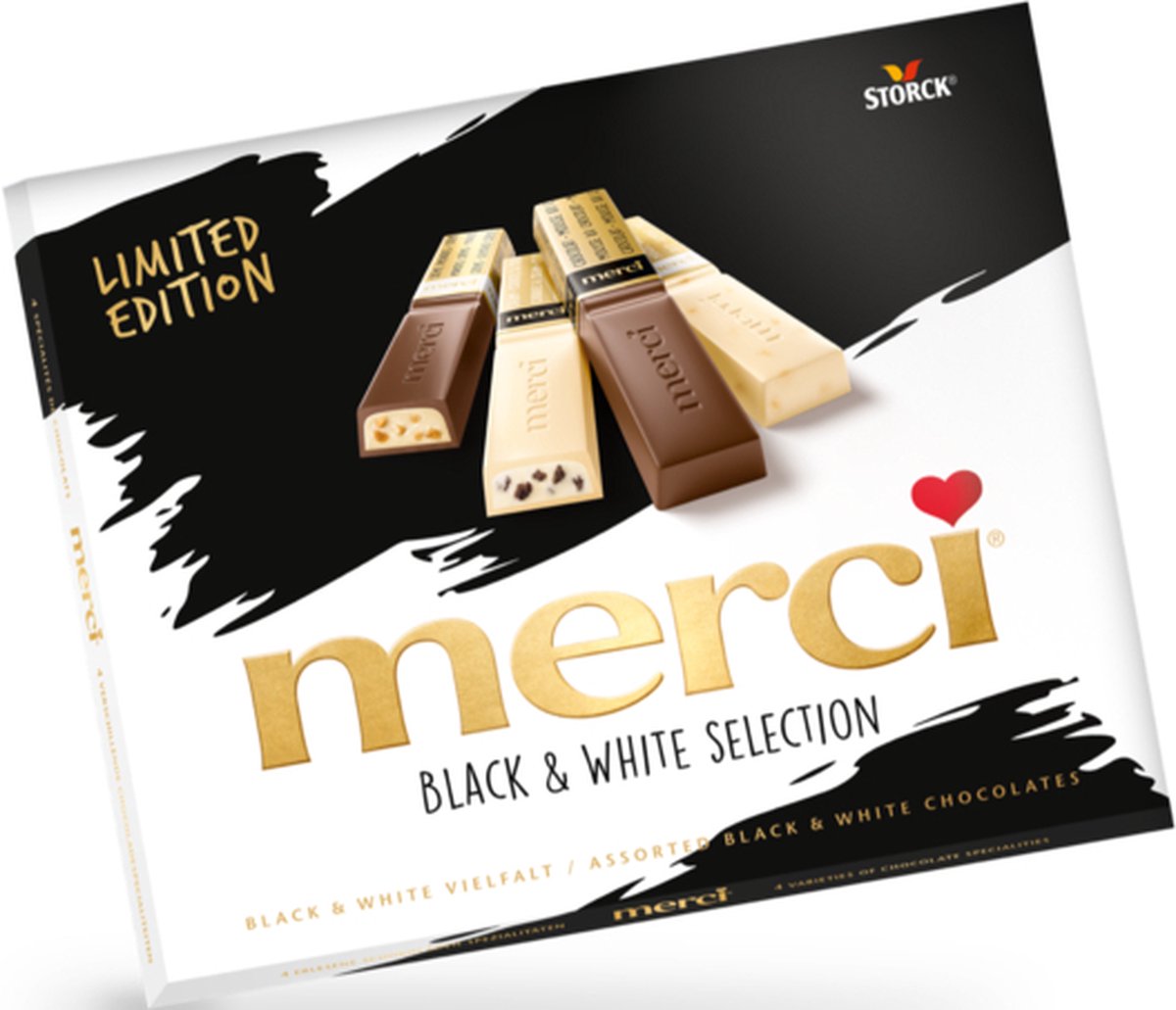 Merci black & white selection - Limited Edition 240g | bol.com