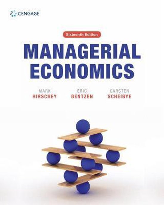 Managerial Economics, Mark Hirschey | 9781473778955 | Boeken | bol.com
