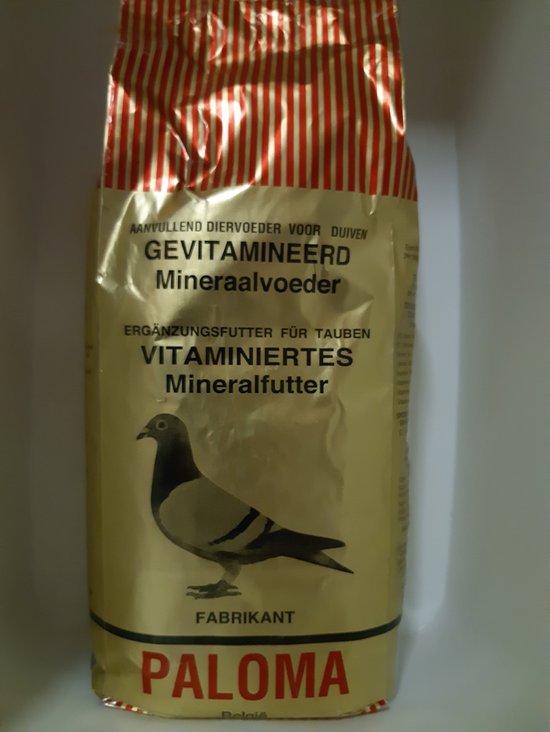 Paloma Gevitamineerd Mineraal Mengsel - 1,8 kg -Duiven - Vliegduiven ...