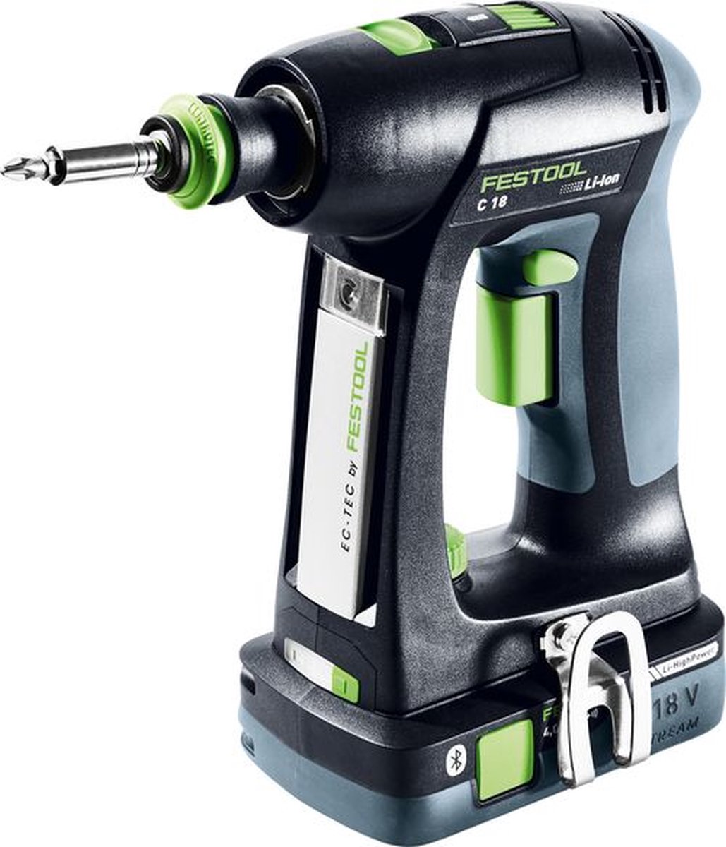 Festool C 18 HPC 18V Li-Ion accu schroefboormachine set (2x 4,0Ah) in systainer - 50Nm | bol.com