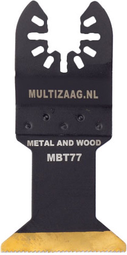 Multizaag MBT77 Multitool zaagblad - HSS titanium - 50 mm | bol.com