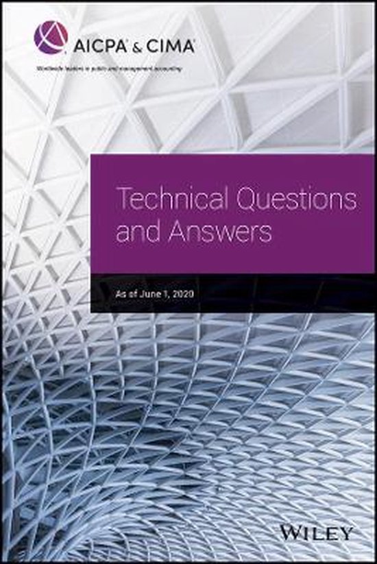 Technical Questions and Answers | 9781950688517 | Aicpa | Boeken | bol.com Technical Questions and Answers | 9781950688517 | Aicpa | Boeken | bol.com