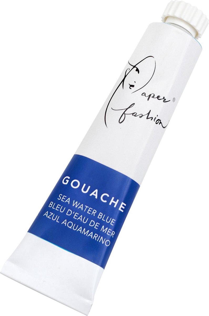 American Crafts Verf - Gouache paint - 20ml seawater Blauw | bol.com