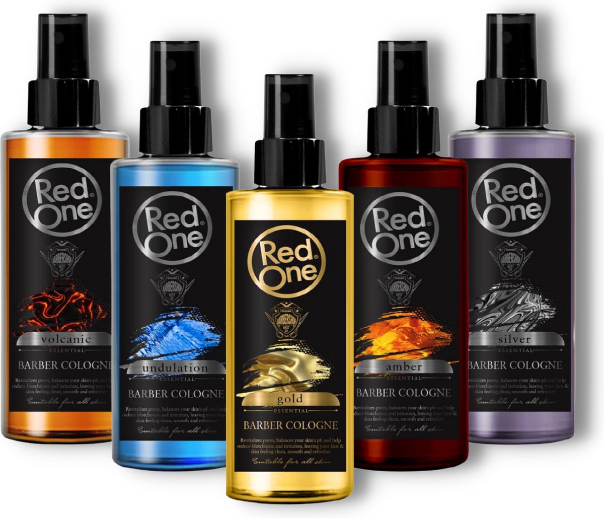 5-pack Mix Voordeelbundel Red One Eau de Cologne 150ml - Aftershave ...