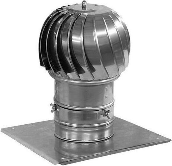 Schoorsteenkap RVS Ø200mm TurboFlex PRO- Ventilatieparts | bol