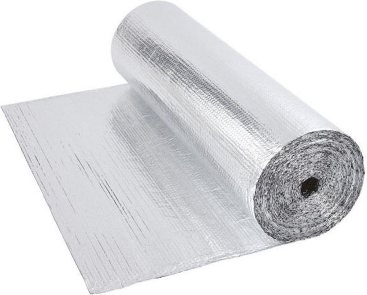 Radiatorfolie - Dubbele Isolatielaag - 3m² - 50X600cm (BxL) | bol.com