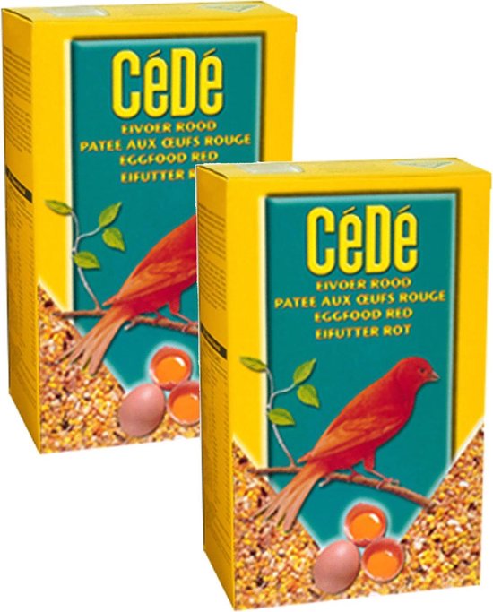 Cede Eivoer Rood - 2 St à 1 kg - Vogelvoer | bol