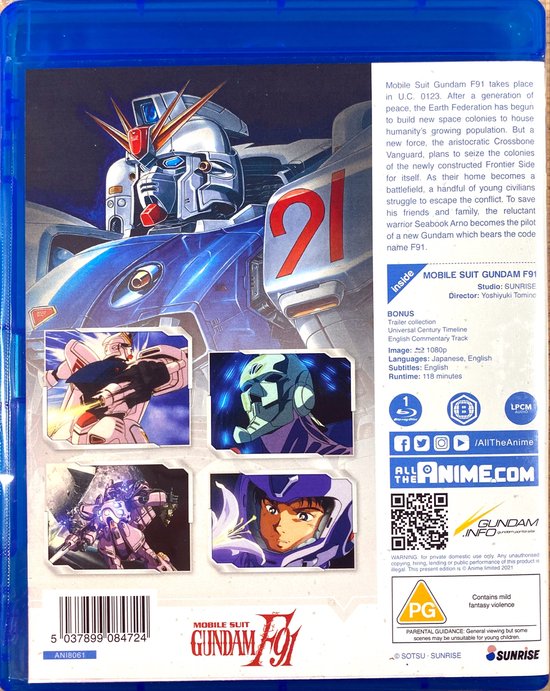 Mobile Suit Gundam F91 (Blu-ray), Kouji Tsujitani | Dvd's | bol