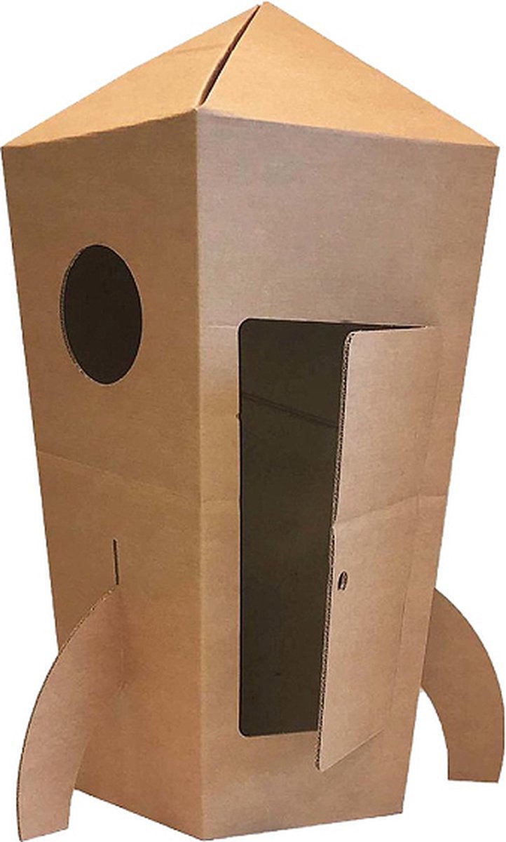 Kartonnen Speel Raket - Speelhuisje - Sinterklaas cadeau - Hobbykarton ...