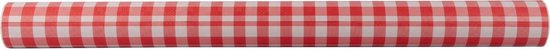 Taflellaken Papier Ruitjes Rood Wit voor Pasta Party Rol 50 Meter x ...