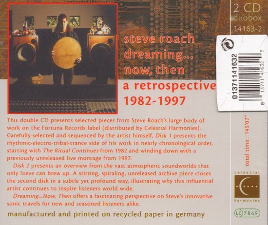 Steve Roach - Dreaming... Now, Then: A Retrospective 1992-1997 (CD), Steve Roach | CD... | bol.com
