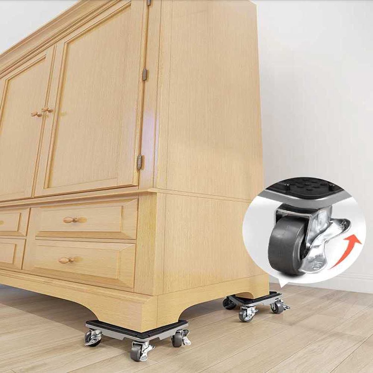 Meubelroller Set 4x Meubeltransporter Trolley Transporthulp - 5 Delig ...