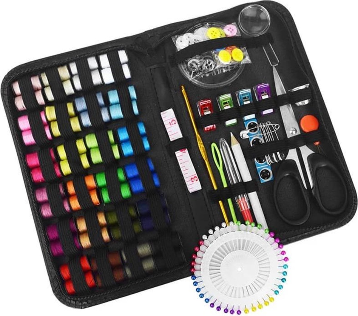 Luxe Naai Set - Naaidoos – Naai Box - Naaien - 172 Delige - Naaien voor ...