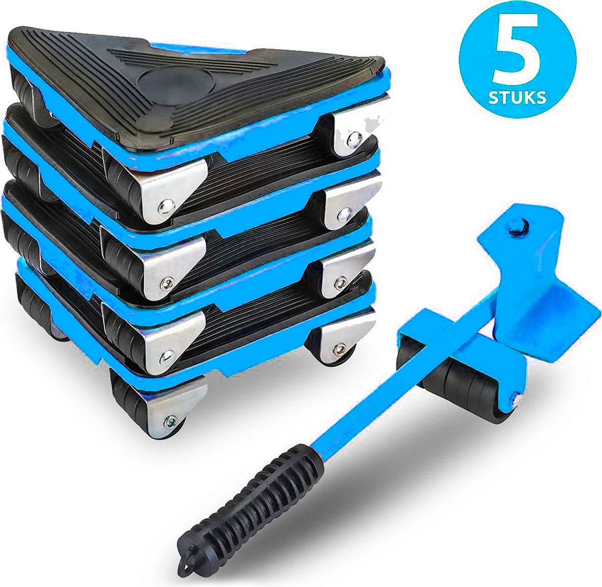 Innovaland ® Meubelroller Set Premium - 4x Meubeltransporter Trolley ...