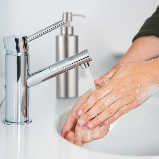 2x zeeppompje rvs - handzeep dispenser - zeepdispenser - zeeppomp - rvs ...