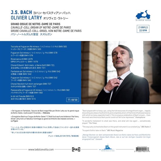 Olivier Latry - Bach To The Future (LP), Olivier Latry | LP (album ...