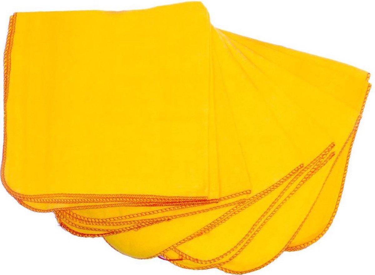 Sorprese - 5 stuks - gele stofdoeken - 40 x 50 GROOT - stofdoek ...
