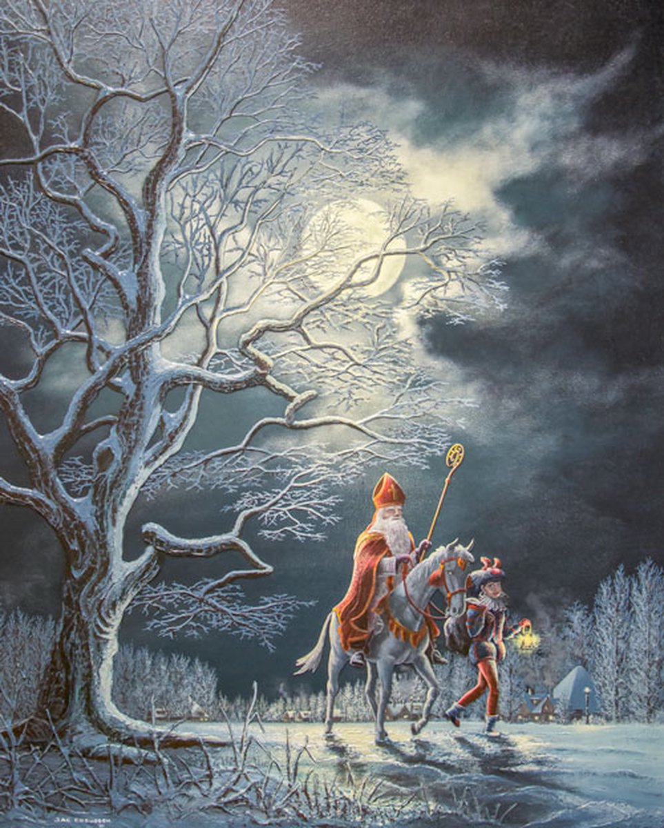 Sfeervolle Sinterklaas poster | Sinterklaas decoratie | Sinterklaas ...