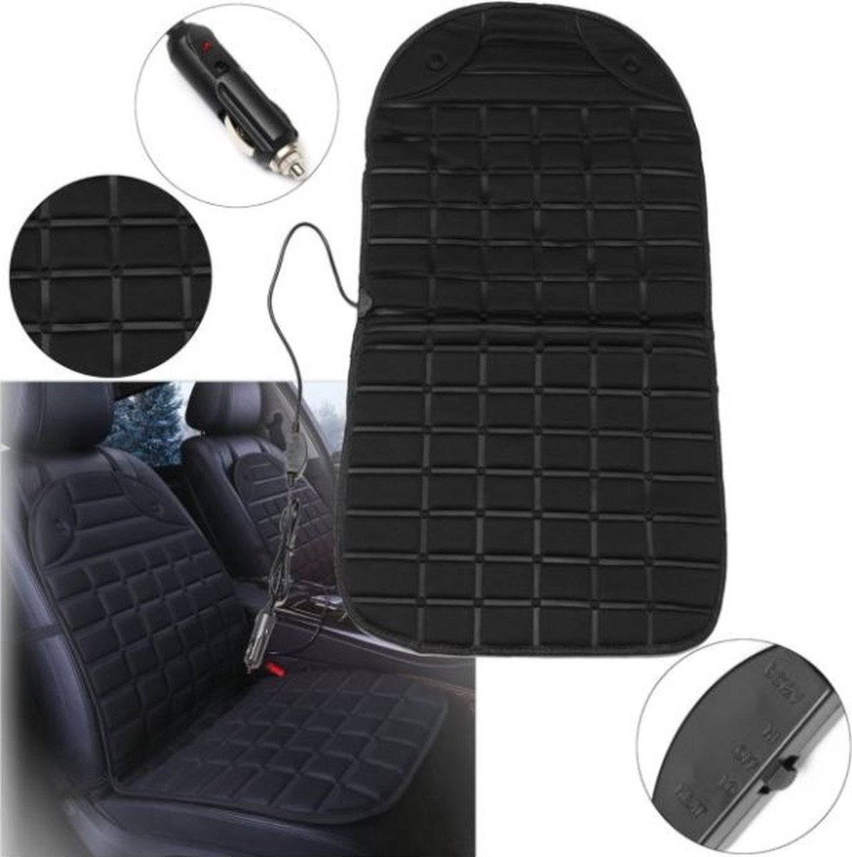 Dakta® Auto Stoelverwarmer | 12V | Elektrische Verwarmer ...