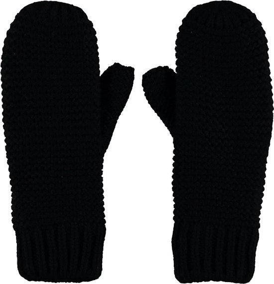 Gebreide Dames Winter Wanten met voering - Medium Size - Zwart | bol