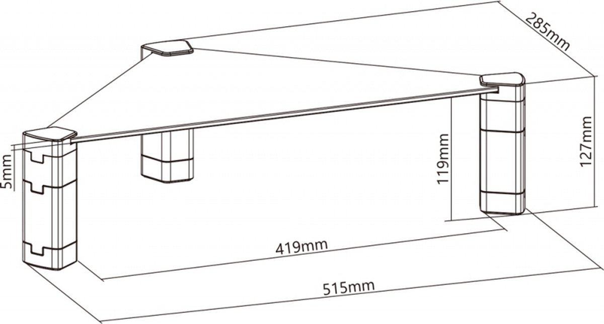 Hoekplank Monitor Verhoging Standaard - Geschikt Voor Apple iMac ...