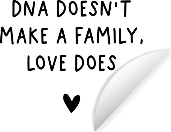 WallCircle - Muurstickers - Behangcirkel - Engelse quote DNA doesn't ...