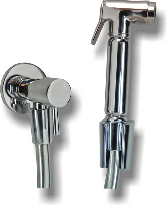 Bally Complete Set Knijp Bidet Handdouche Met Slang En Hoekstopkraan | bol