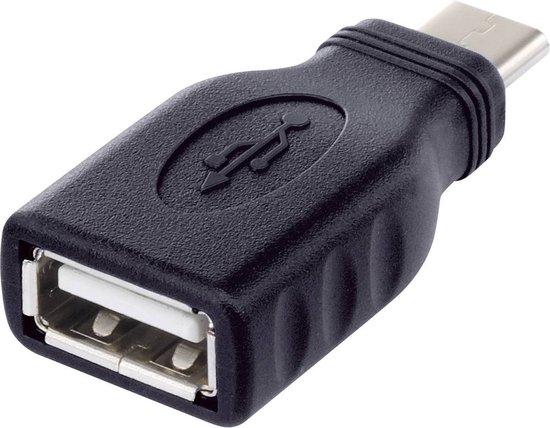 Renkforce USB 2.0 Adapter [1x USB-C stekker - 1x USB 2.0 bus A] rf-usba ...